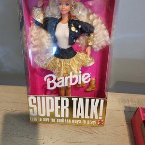 Barbie | Toys | Vintage 994 Super Talk Barbie Nib | Poshmark